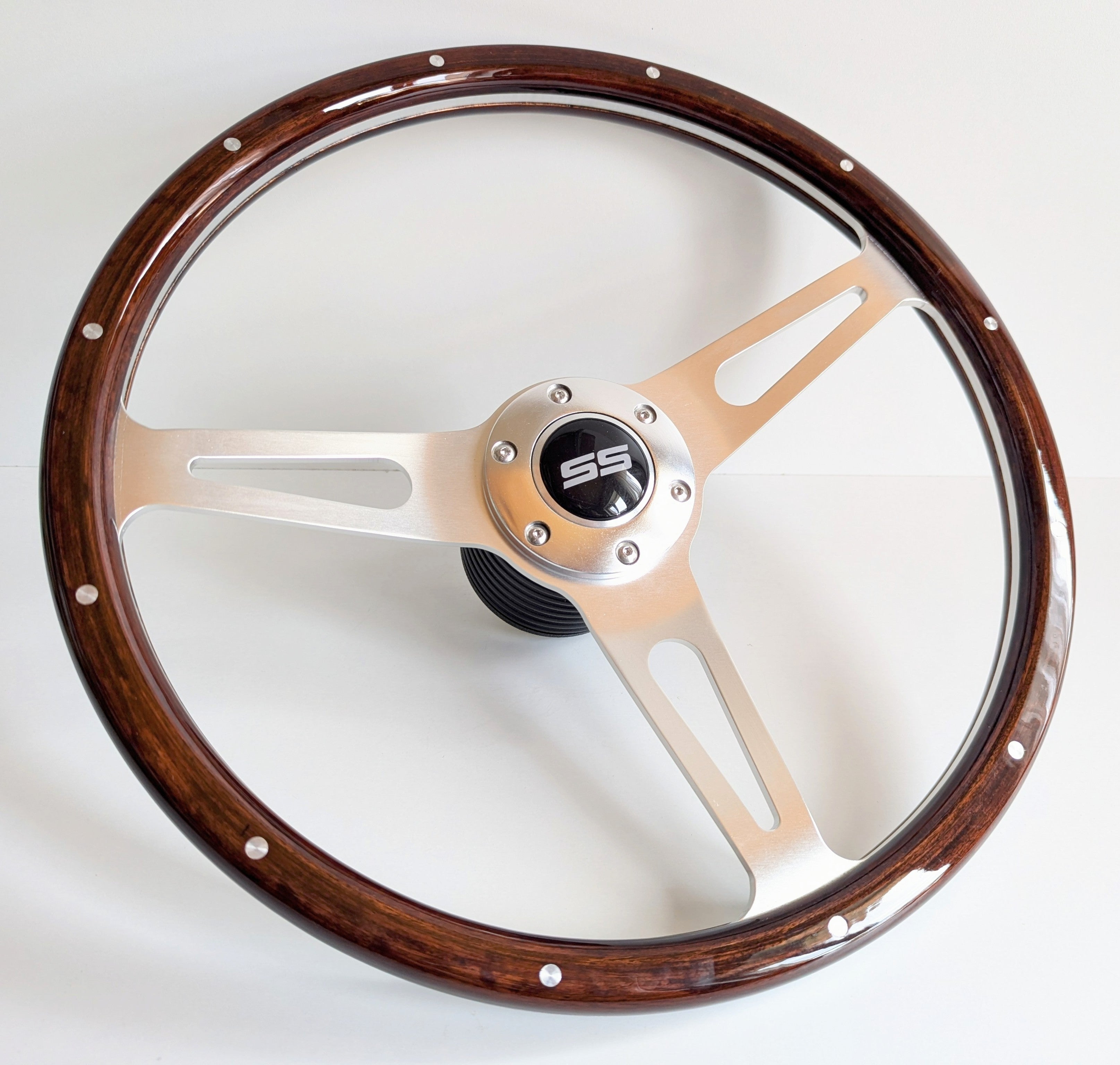 Steering Wheel For Chevrolet Camaro Chevelle SS Corvette Chevy - Woode ...